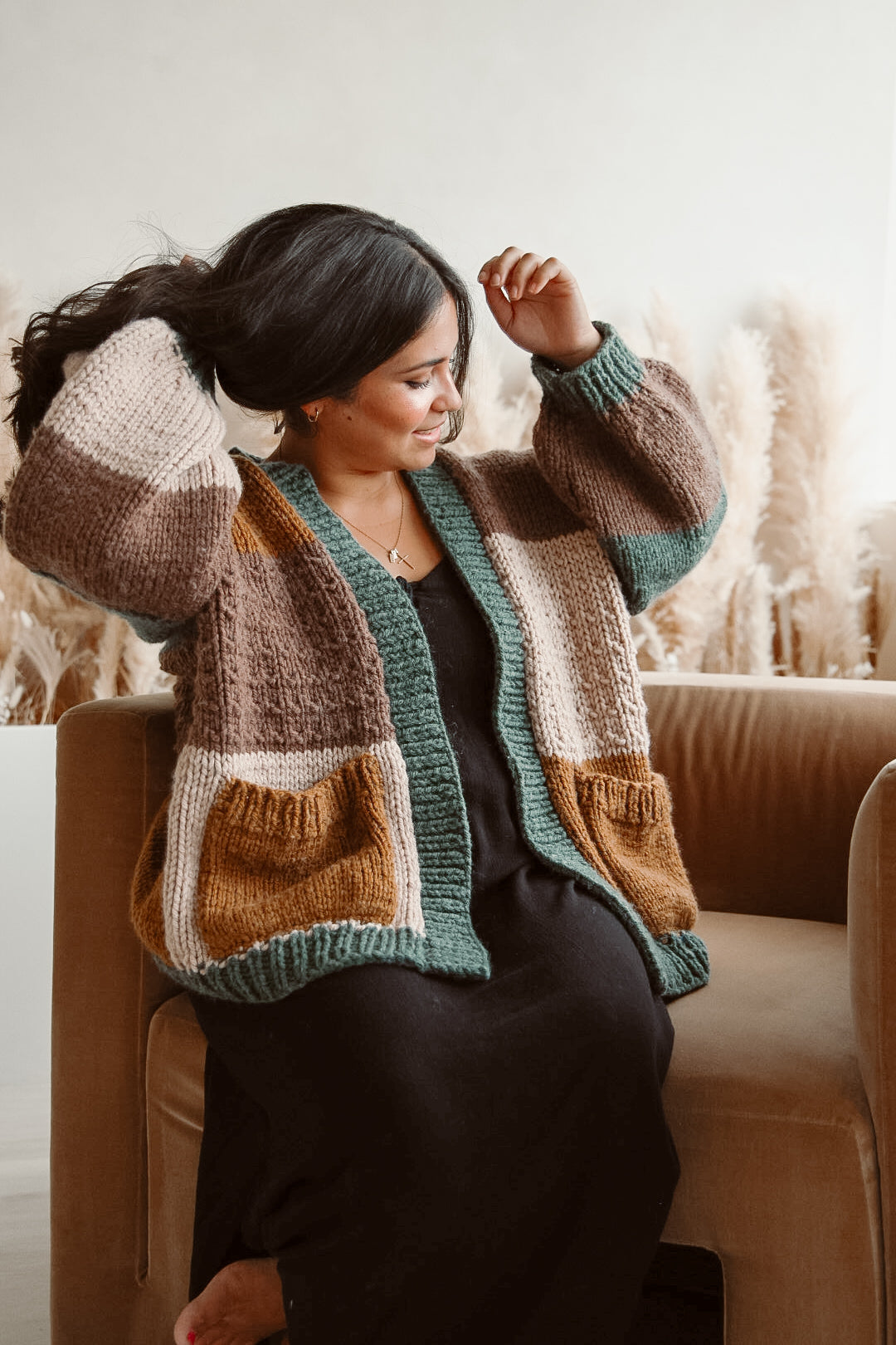 Fireside Cardigan - Knitting Pattern – CJ Dsgn